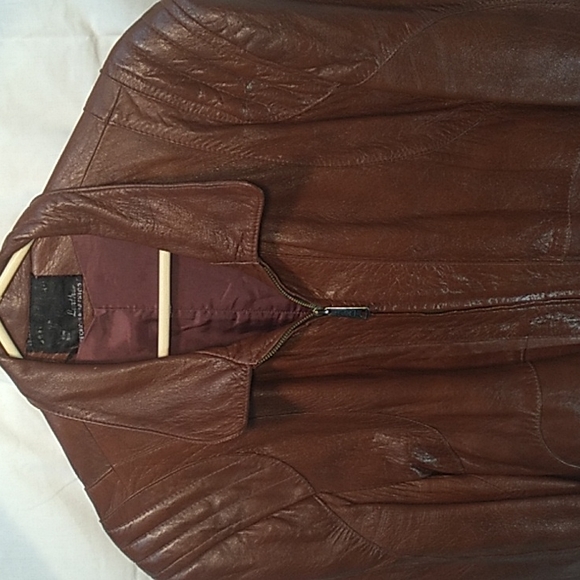 Dimitri | Jackets & Coats | Vintage Dimitri Leather Bomber Jacket ...